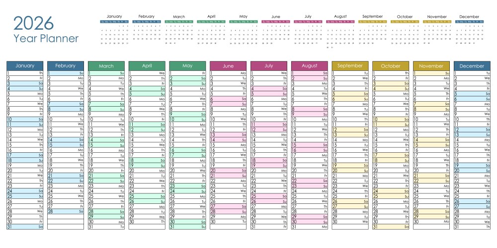 2026 Calendar Vector Images (over 5,900)