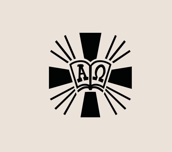 Alpha Omega Symbol Vector Images (over 420)