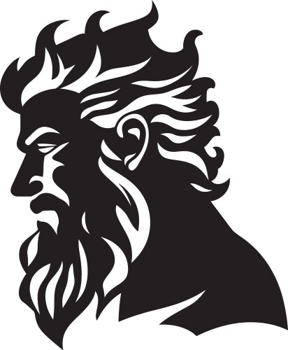Black and White Greek Gods Vector Images (over 6,200)