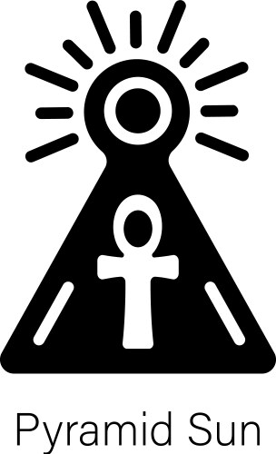 Triple sun Royalty Free Vector Image - VectorStock