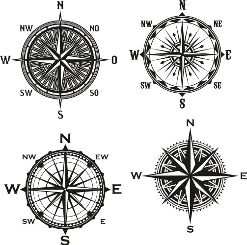 Compass Rose Vector Images (over 28,000)
