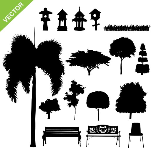 Garden Silhouette Vector Images (over 160,000)