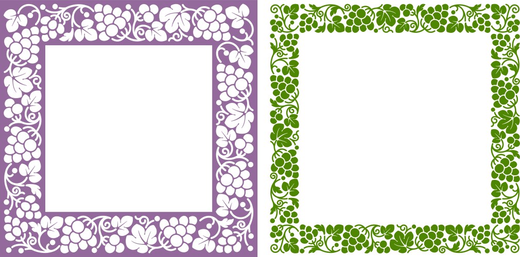 Square frame with ornamental pattern Royalty Free Vector