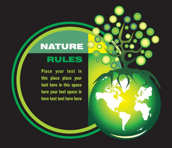 Environment background Royalty Free Vector Image