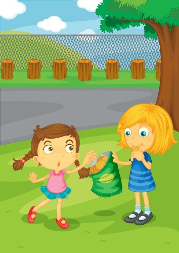 Sharing Royalty Free Vector Image - VectorStock