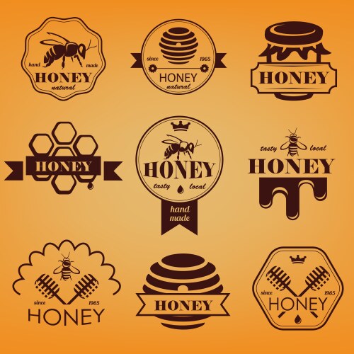Honey Labels Vector Images (over 16,000)