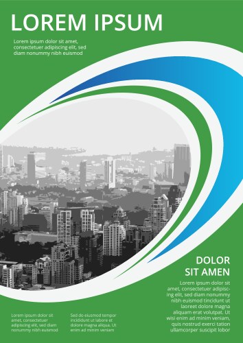 Cover design template Royalty Free Vector Image