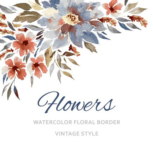 Vintage Floral Border Vector Free Vintage Flower Border PNG