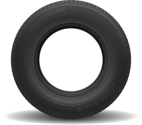 Rubber tires Royalty Free Vector Image - VectorStock