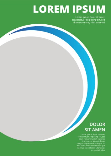 Round shape banners abstract color graphic design Vector Image