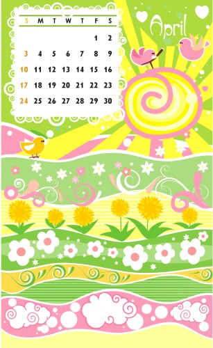 April Border Vector Images (over 2,300)