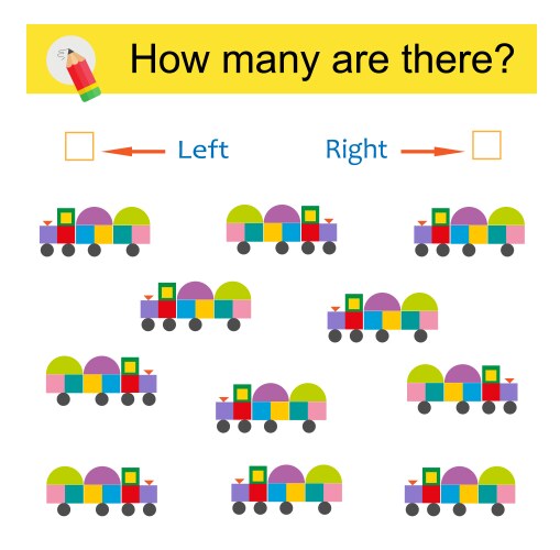 Math activity for kids Royalty Free Vector Image