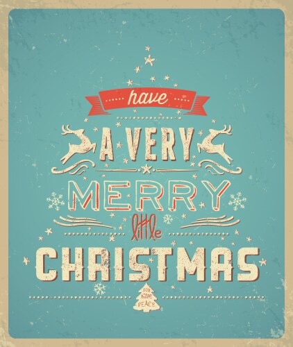 Have a very merry christmas Royalty Free Vector Image