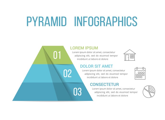 Flexitarian diet pyramid editable Royalty Free Vector Image