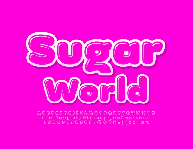 Sugar Font Vector Images (over 3,900)