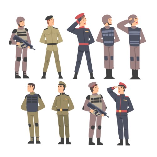 Army cartoon Vector Images & Graphics for Commercial Use | VectorStock