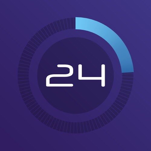 Infographic circular chart template Royalty Free Vector