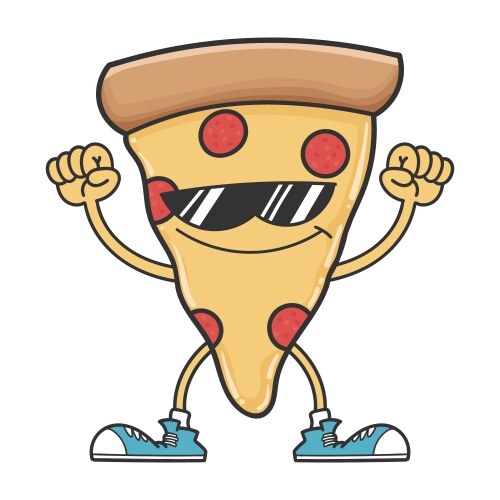 Pizza Slice Cartoon