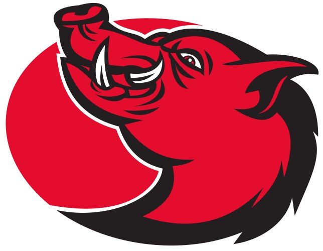 Funny little hog Royalty Free Vector Image - VectorStock