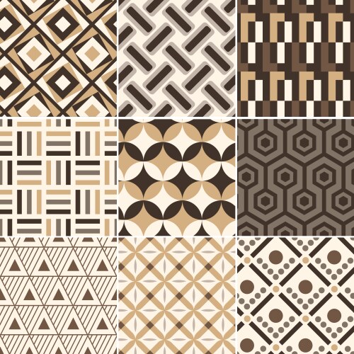Retro seamless pattern Royalty Free Vector Image