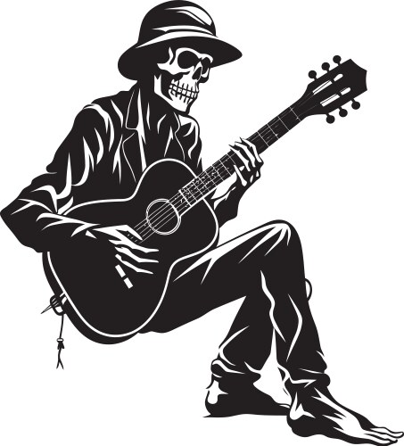 Skeleton Playing Guitar Vector Images (over 700)