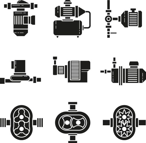 Chemistry icons Royalty Free Vector Image - VectorStock