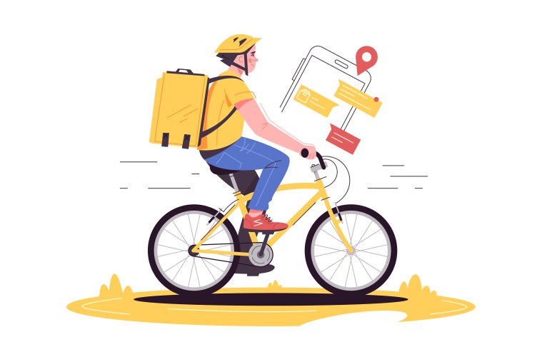 Delivery Bike Vector Images (over 20,000)