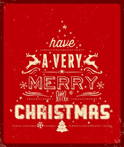 Have a very merry christmas Royalty Free Vector Image