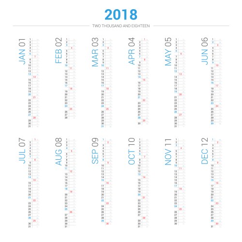 Vertical Calendar Vector Images (over 8,200)