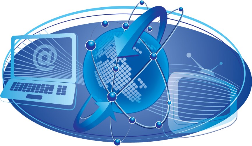 Global communication Royalty Free Vector Image