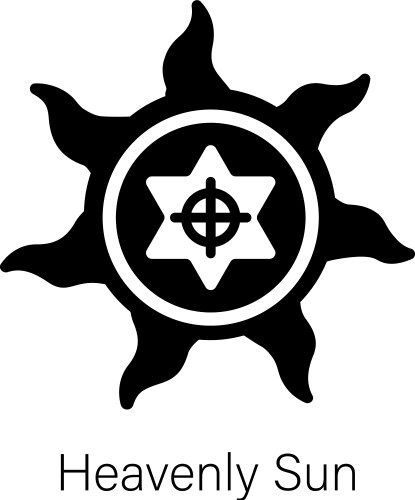 Hopi sun Royalty Free Vector Image - VectorStock