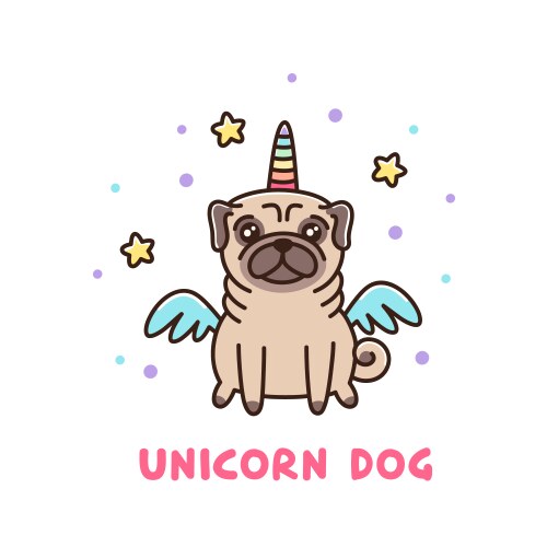 Unicorn Puppy Cute Vector Images (over 220)
