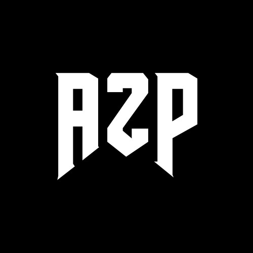 Azp logo letter design Royalty Free Vector Image
