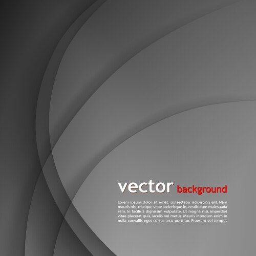Dark gray elegant business background Royalty Free Vector