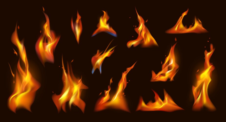 Fire Royalty Free Vector Image - VectorStock