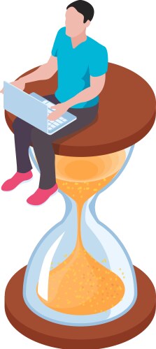 Need more time concept management Royalty Free Vector Image