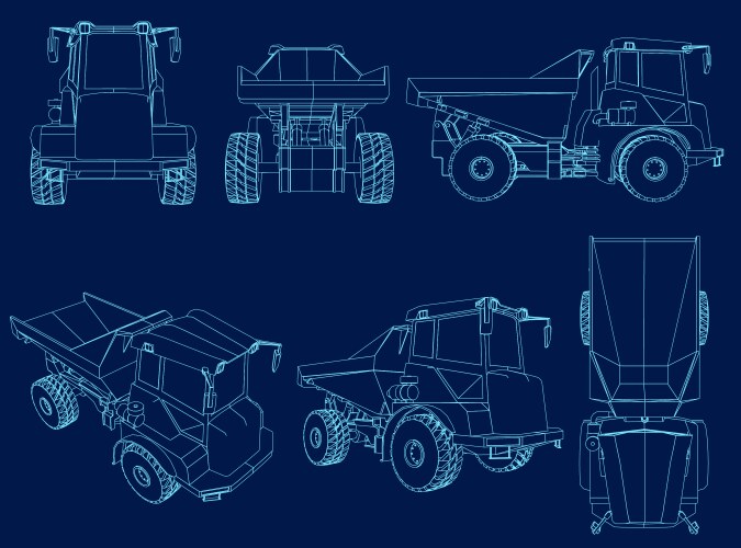 Dump Trailer Vector Images (over 1,700)