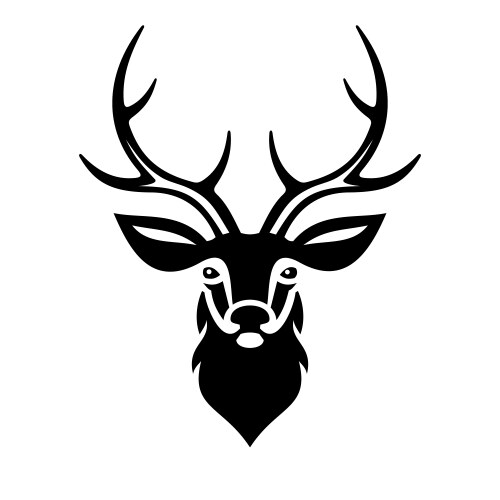 Deer Black and White Vector Images (over 58,000)