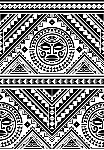 Polynesian Geometric Pattern – Royalty-Free Vector | VectorStock