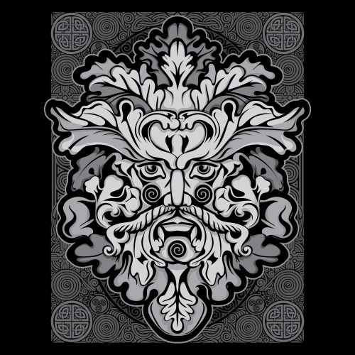 Celtic Green Man Royalty Free Vector Image - VectorStock