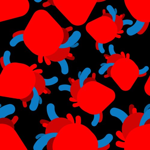 Anatomical heart pixel art 8 bit internal organ Vector Image