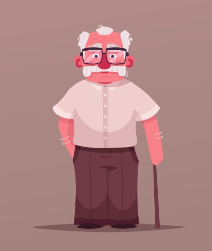 Cartoon Characters Grandpa Vector Images (over 9,300)