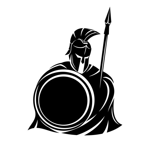 Spartan black signs Royalty Free Vector Image - VectorStock