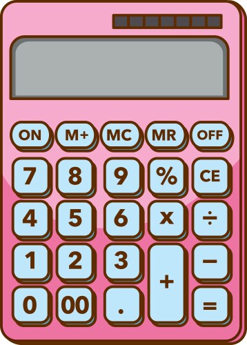 Calculator Cartoon Vector Images (over 23,000)