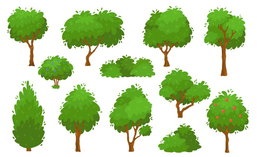 Cartoon Bushes Vector Images (over 31,000)