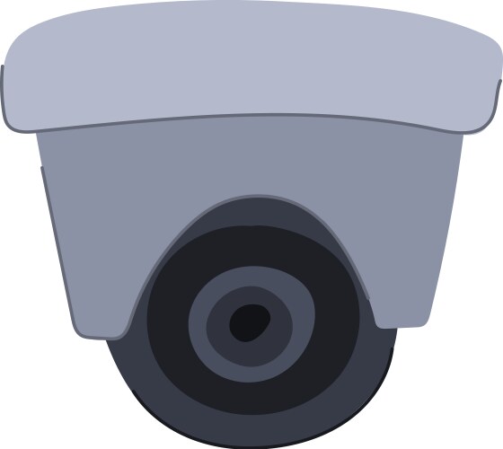 Protection ip camera cartoon Royalty Free Vector Image