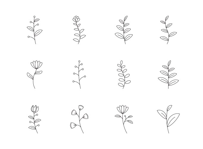 Plants Outline Vector Images (over 360,000)