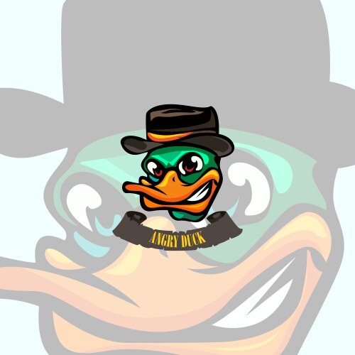 Angry Duck Vector Images (over 360)