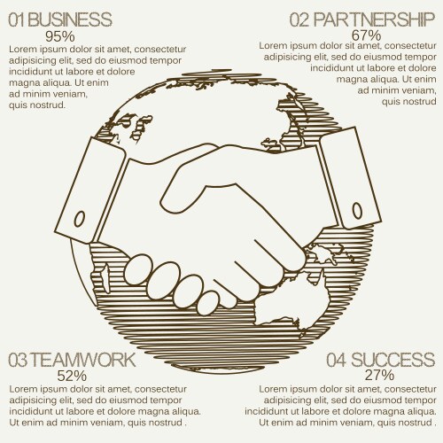 Handshake Infographic Vector Images (over 3,500)