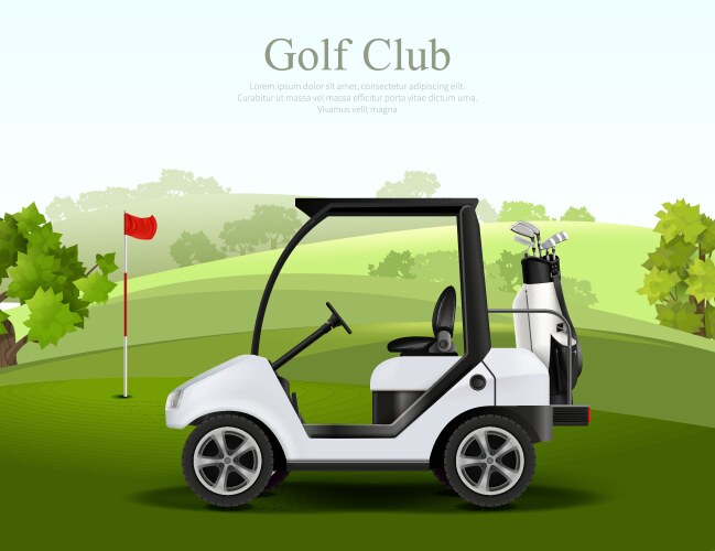 Golf cart Vector Images & Graphics for Commercial Use | VectorStock